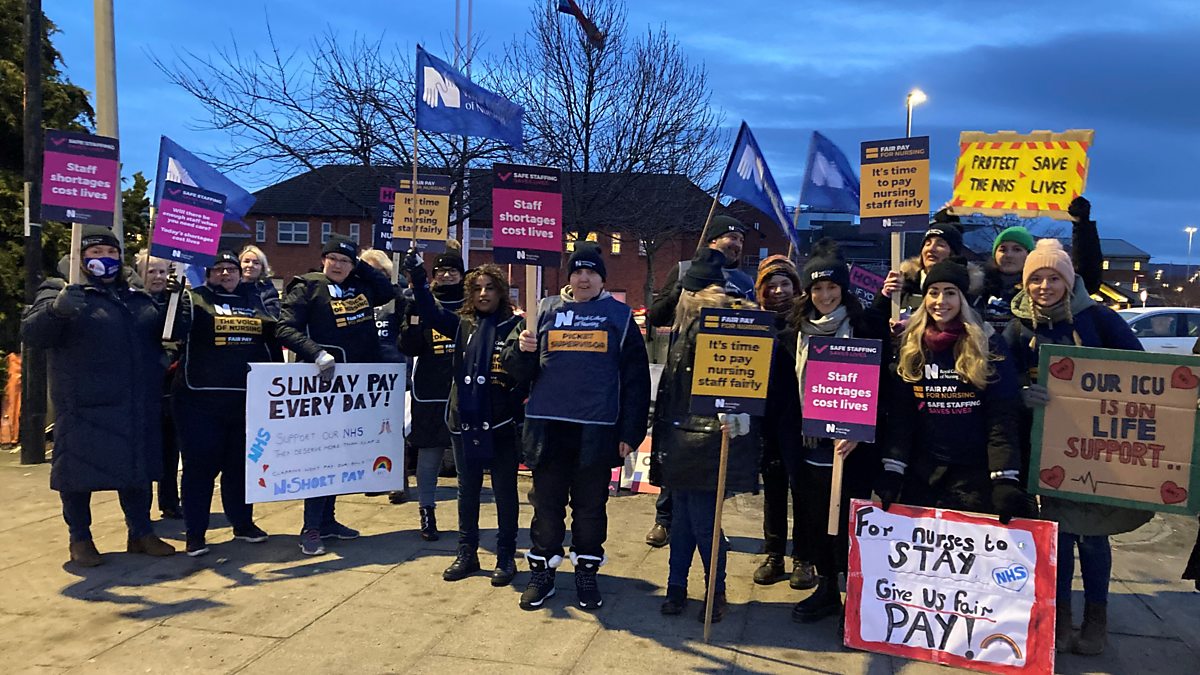 BBC Radio Tees - Neil Green, Nurses are striking today in a dispute ...