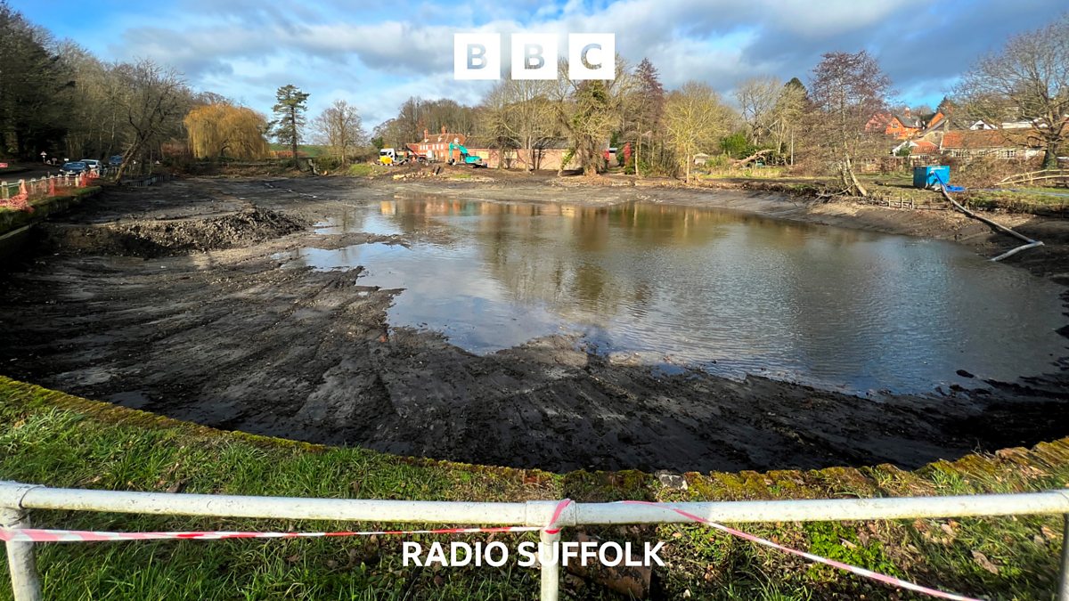 BBC Radio Suffolk - Luke Deal, Polstead pond excavation