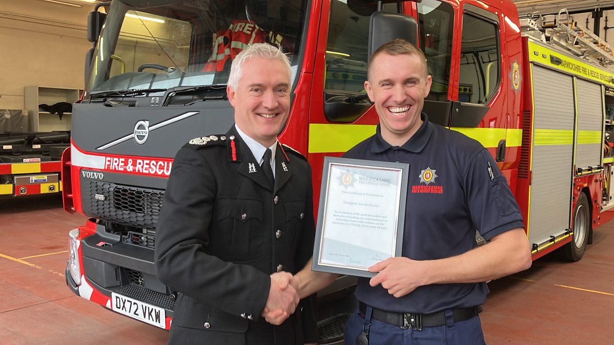 BBC CWR - Make a Difference: BBC CWR, Gareth the firefighter hero