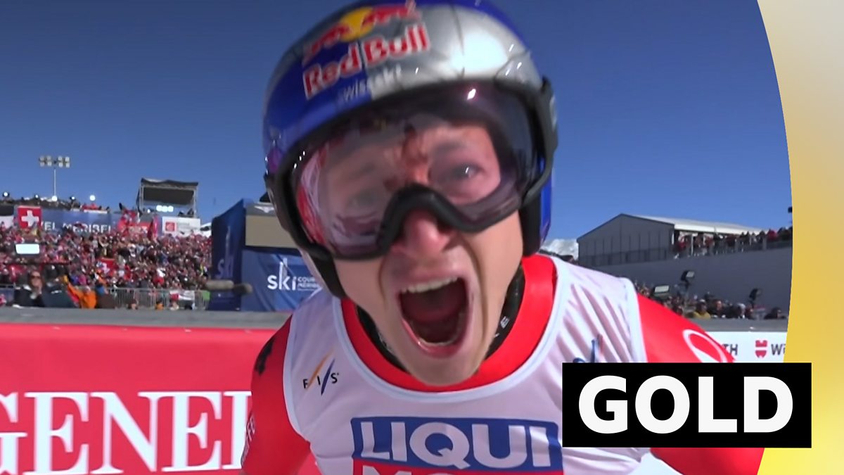 BBC Sport - Winter Sports, 'Swiss sensation' - Odermatt wins men's downhill
