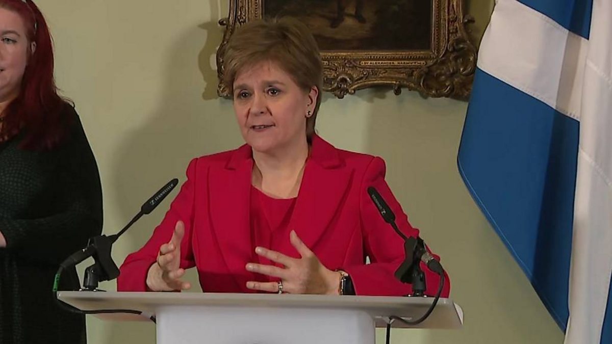 BBC Parliament - Nicola Sturgeon Resignation Statement