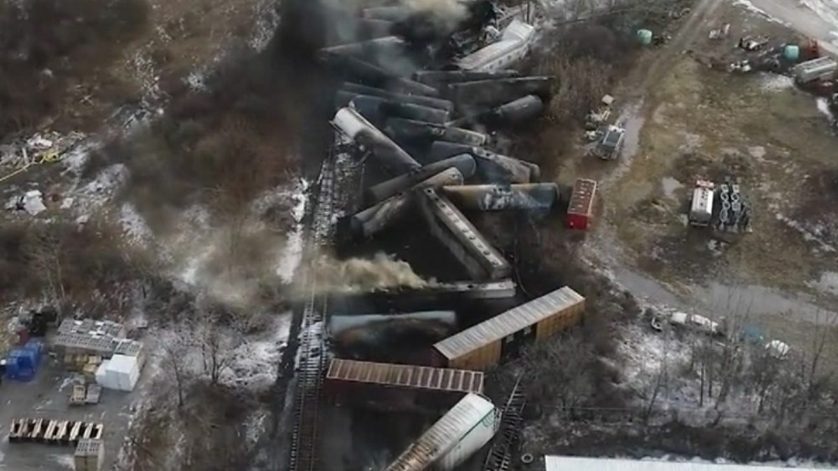 BBC - What's happened in days since toxic US train crash?