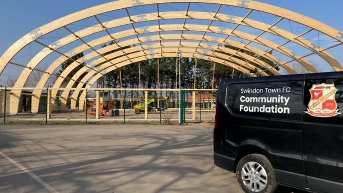 BBC Radio Wiltshire - Ben Prater, STFC Community Foundation Sports Dome