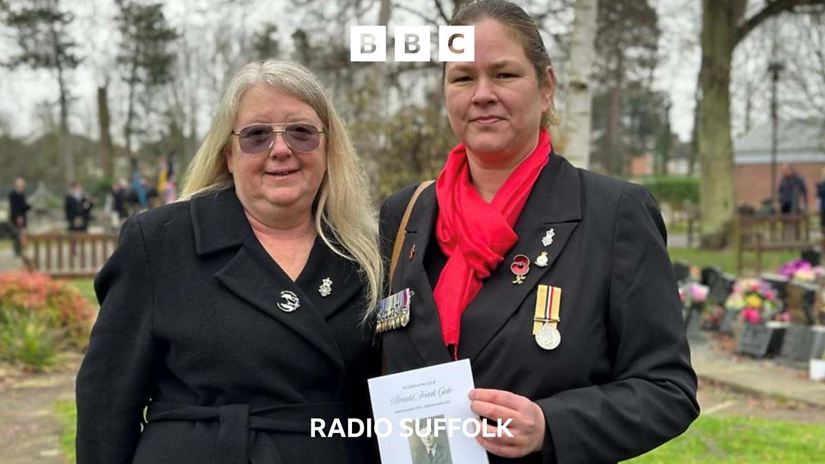 BBC Radio Suffolk - Luke Deal, Crowds gather to mark the funeral of RAF ...