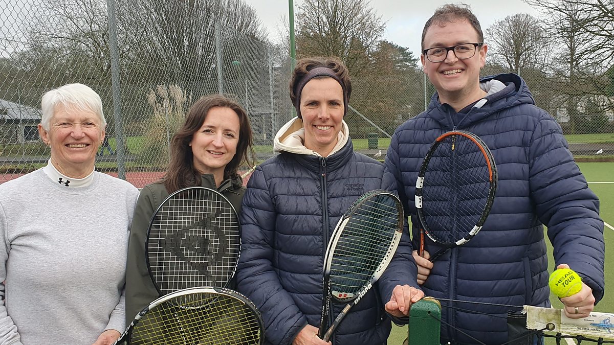 BBC Radio Devon - Rick Edwards, 06/03/2023, Tavistock Tennis Club