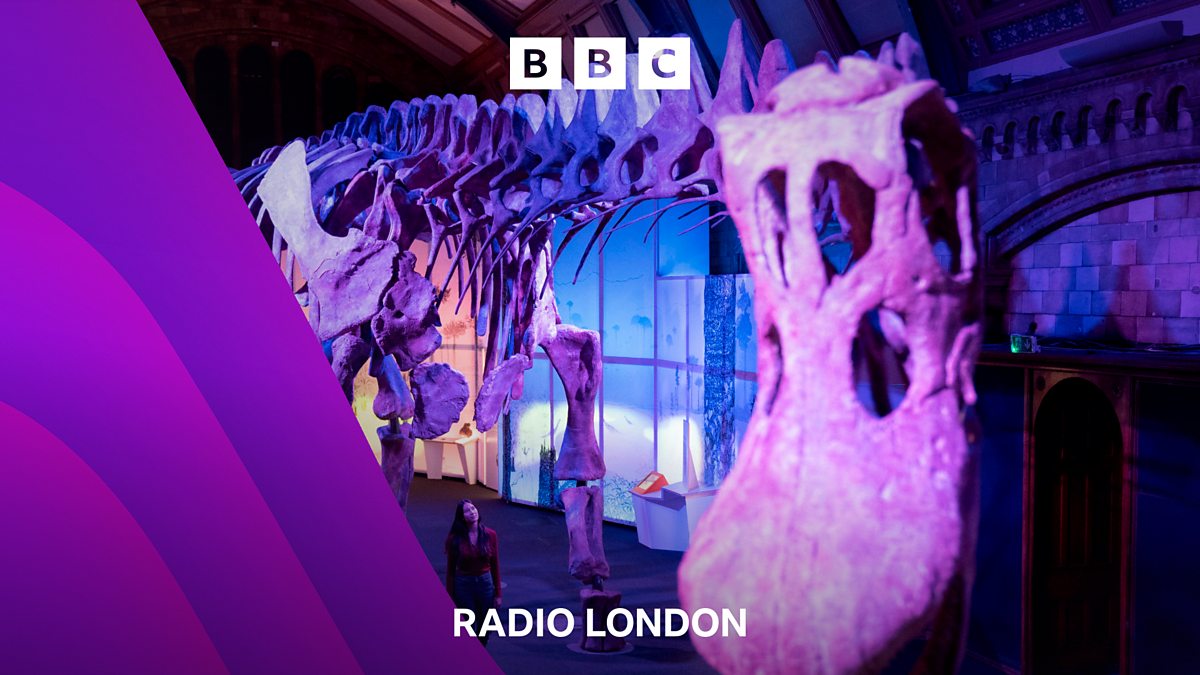 BBC Radio London - BBC Radio London, Gigantic dinosaur skeleton at the ...