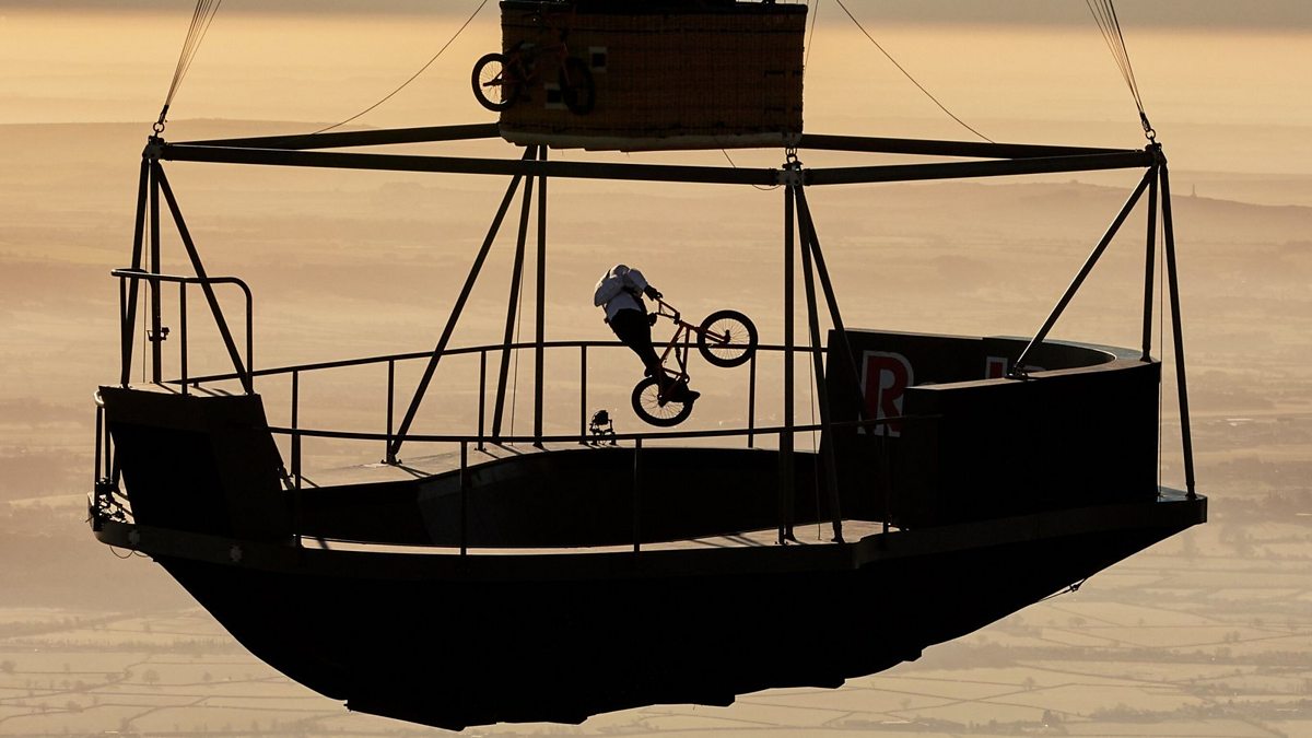 BBC Radio Northampton - Chance Litchfield, Riding a BMX 2000ft in the sky!