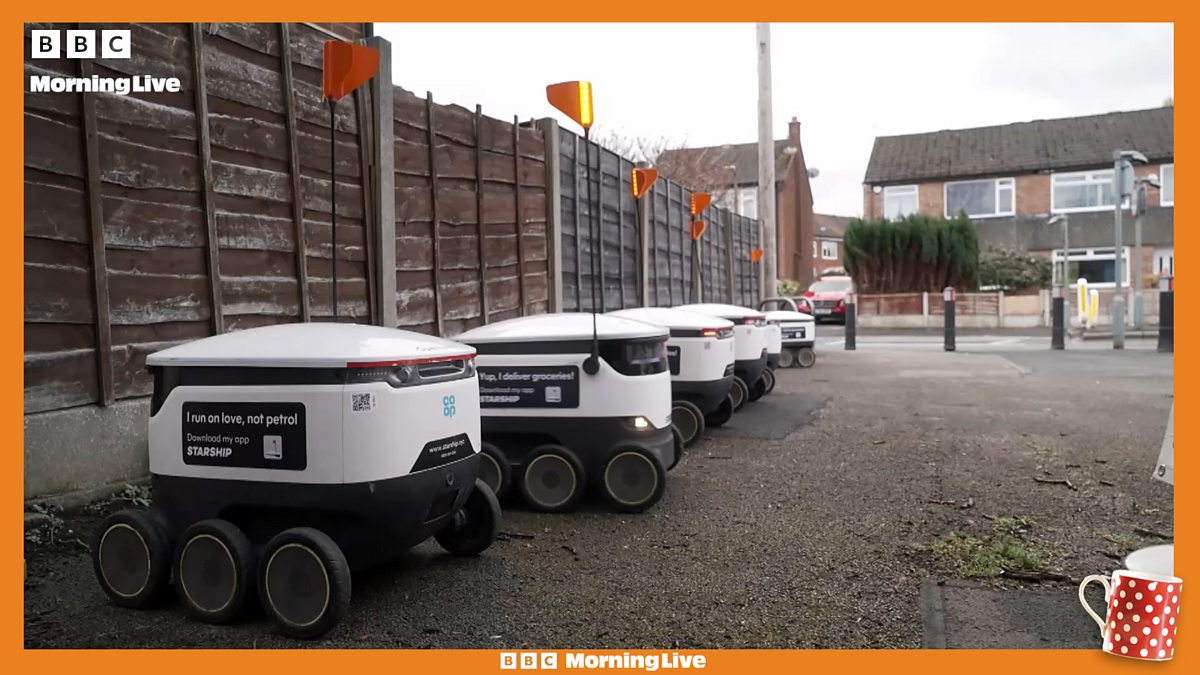 BBC One - Morning Live, Supermarket delivery robots have arrived!!