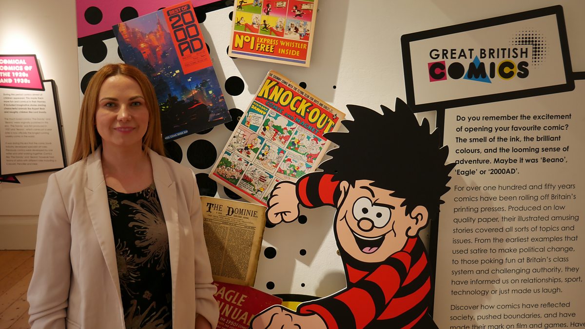 BBC Radio Tees - Amy Oakden, 150 years of British comics at Preston ...