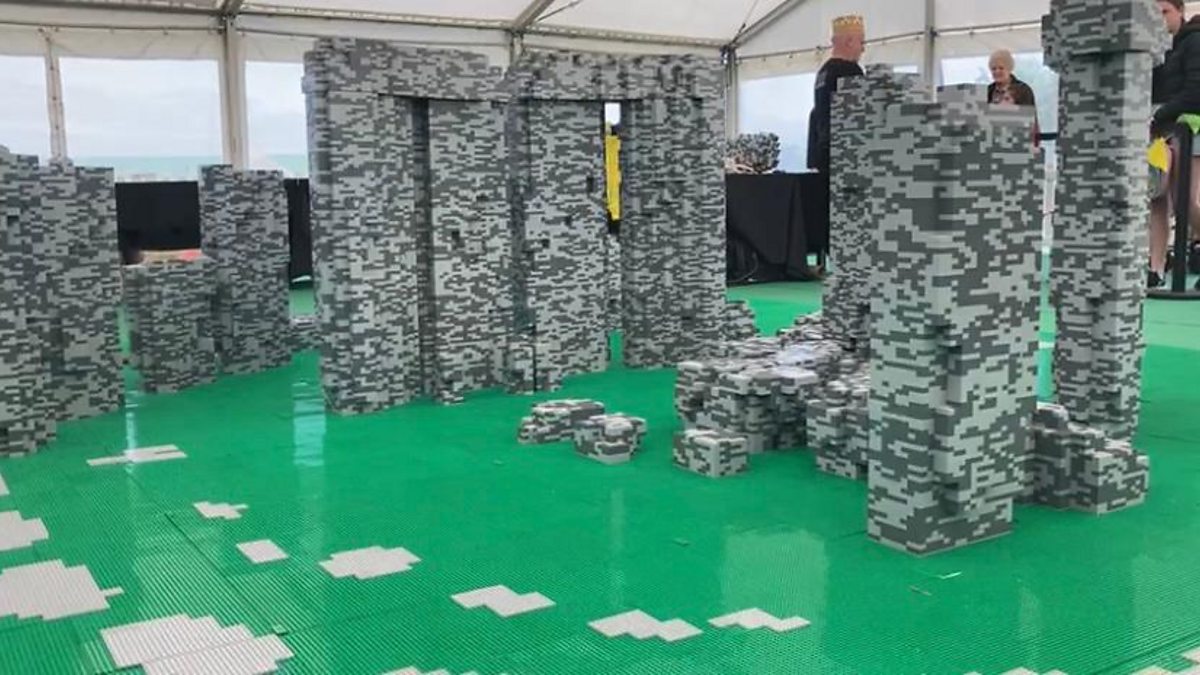 BBC Radio Wiltshire - Ben Prater, 02/06/2023, Stonehenge lego