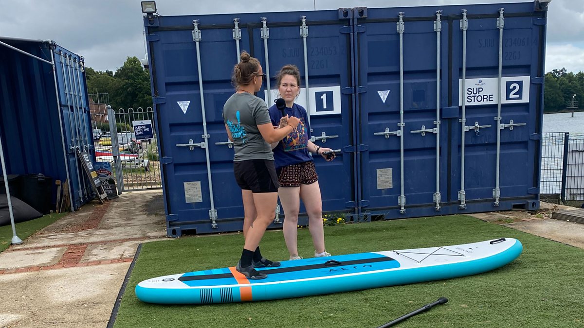 BBC Radio Solent - Fred Dinenage, Sporting Chance: Paddleboarding