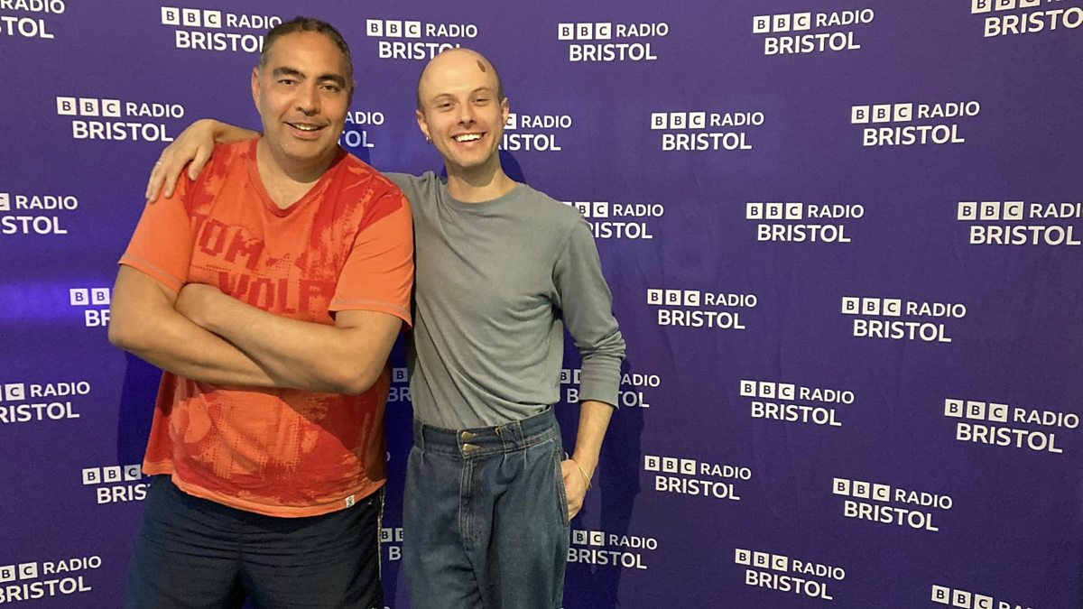 BBC Radio Bristol - Martin Evans, Martin live with Brook Tate