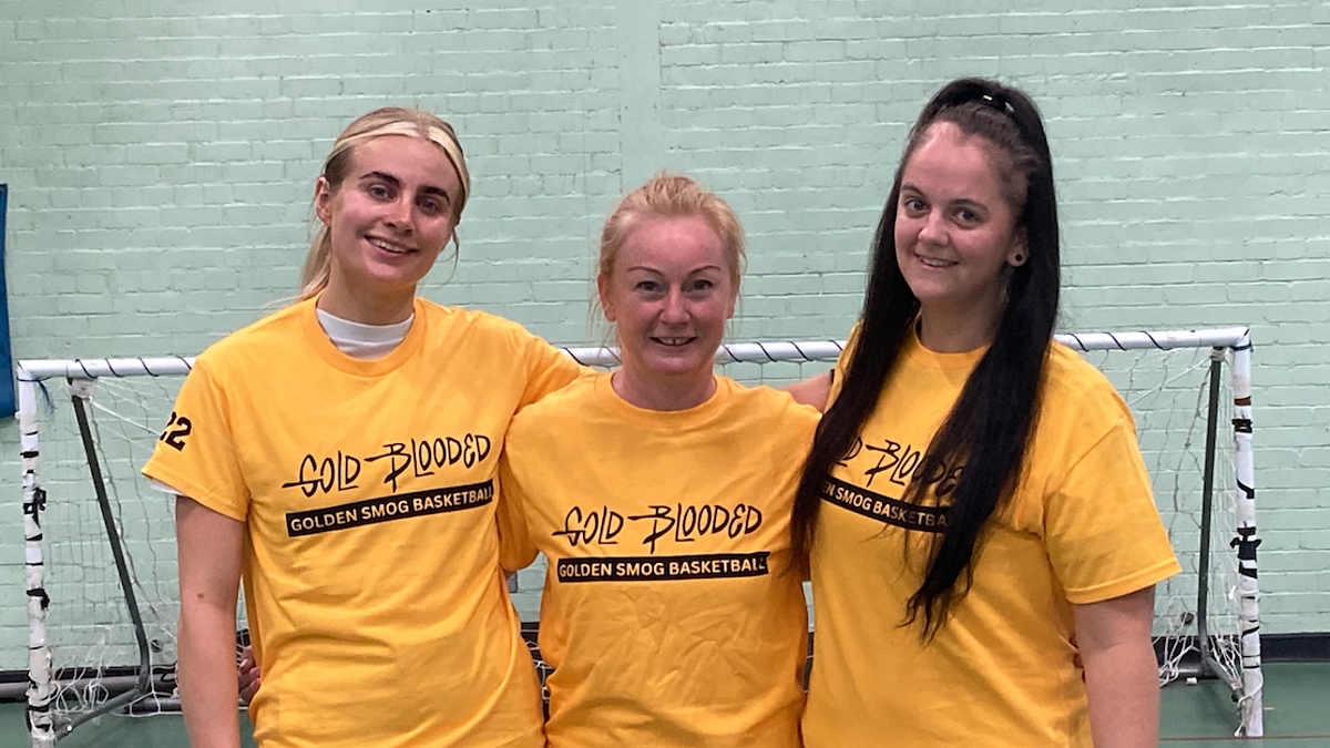BBC Radio Tees - Amy Oakden, Golden Smog Warriors Ladies team