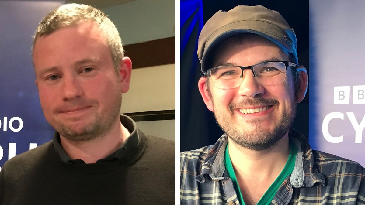 BBC Radio Cymru - Bore Cothi, Dau Gapten Ffeinal y Talwrn Eleni - Rhys Iorwerth a Gruffudd Owen.