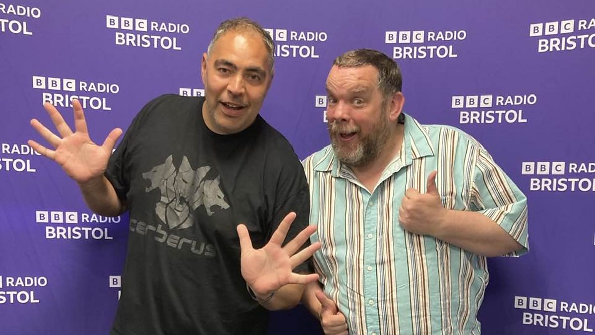 BBC Radio Bristol - Martin Evans, Martin live with comedian Mark Olver