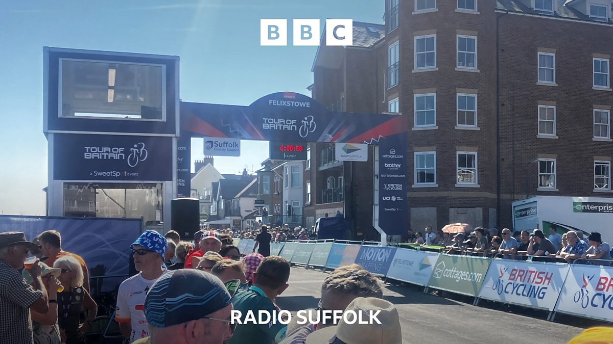 BBC Radio Suffolk - BBC Radio Suffolk, Tour of Britain: at the finish ...