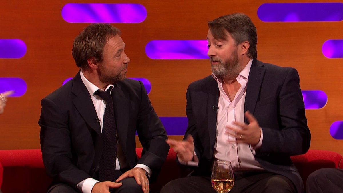 BBC One - The Graham Norton Show, Series 31, Episode 1, Stephen Graham and David Mitchell argue ...