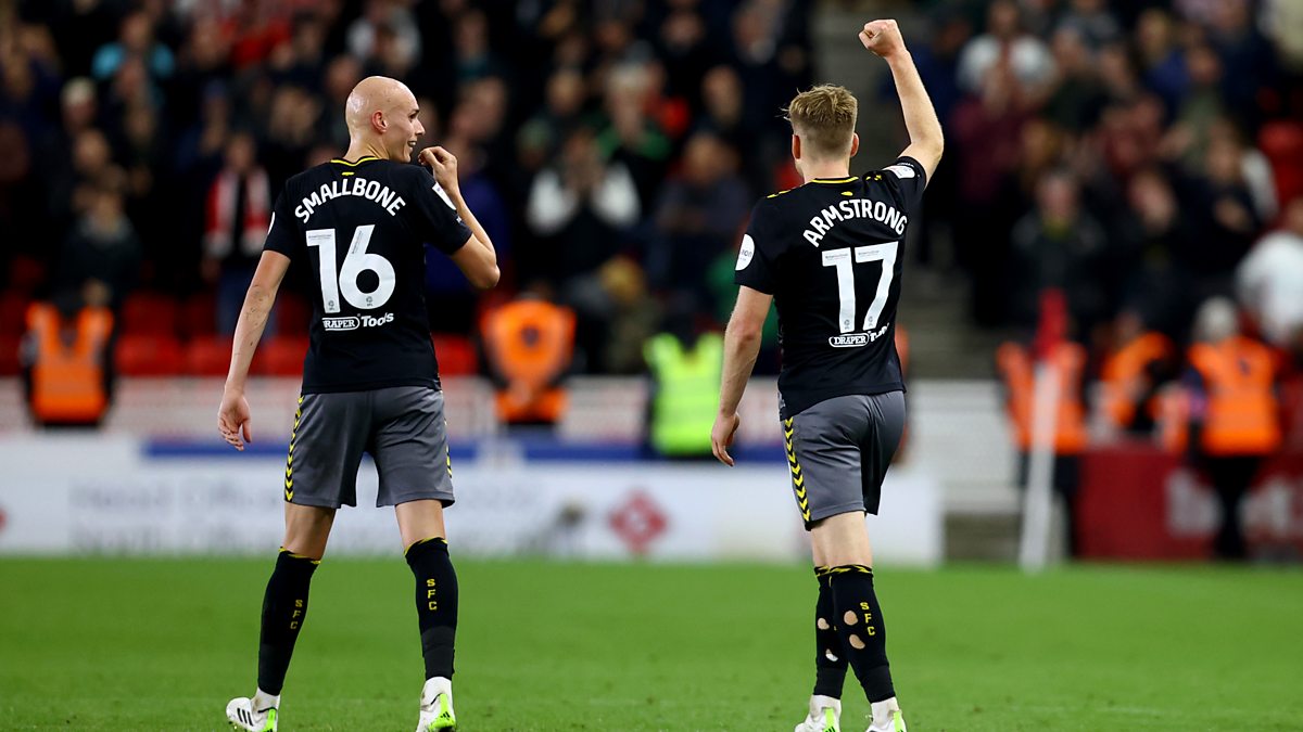 BBC Radio Solent - Southampton FC, Stuart Armstrong reacts to scoring ...