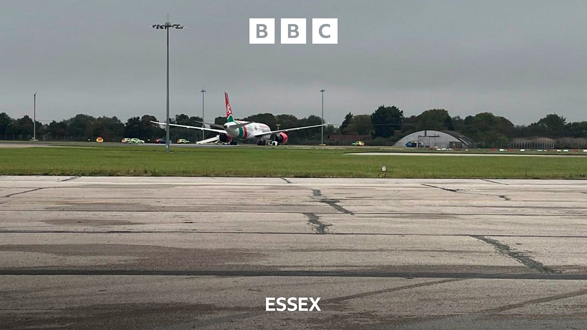 BBC Essex - BBC Essex, RAF escort flight to Stansted Airport