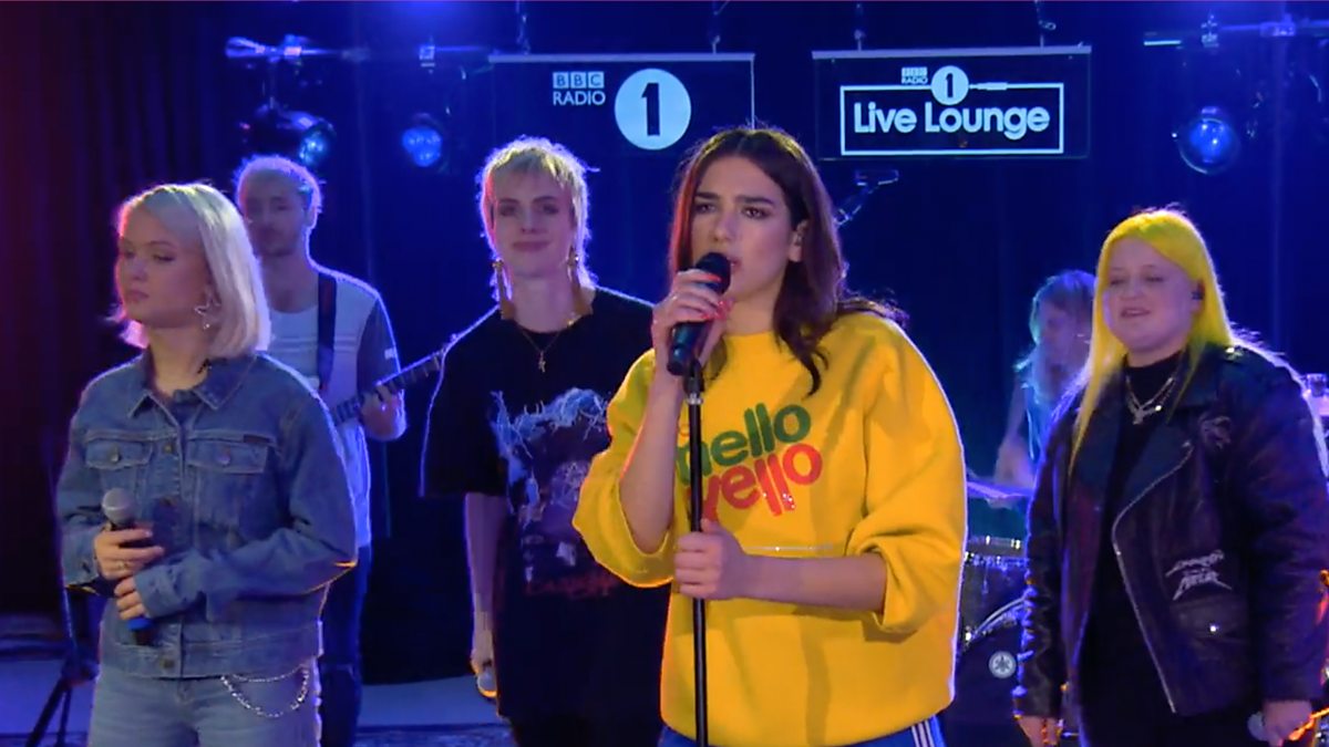 Bbc Radio 1 Radio 1s Live Lounge Dua Lipa Idgaf Ft Charli Xcx