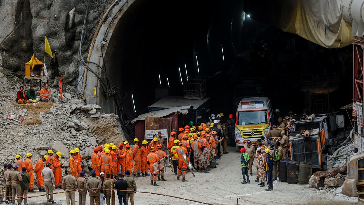 BBC Radio 4 - The World Tonight, Workers rescued from Indian tunnel