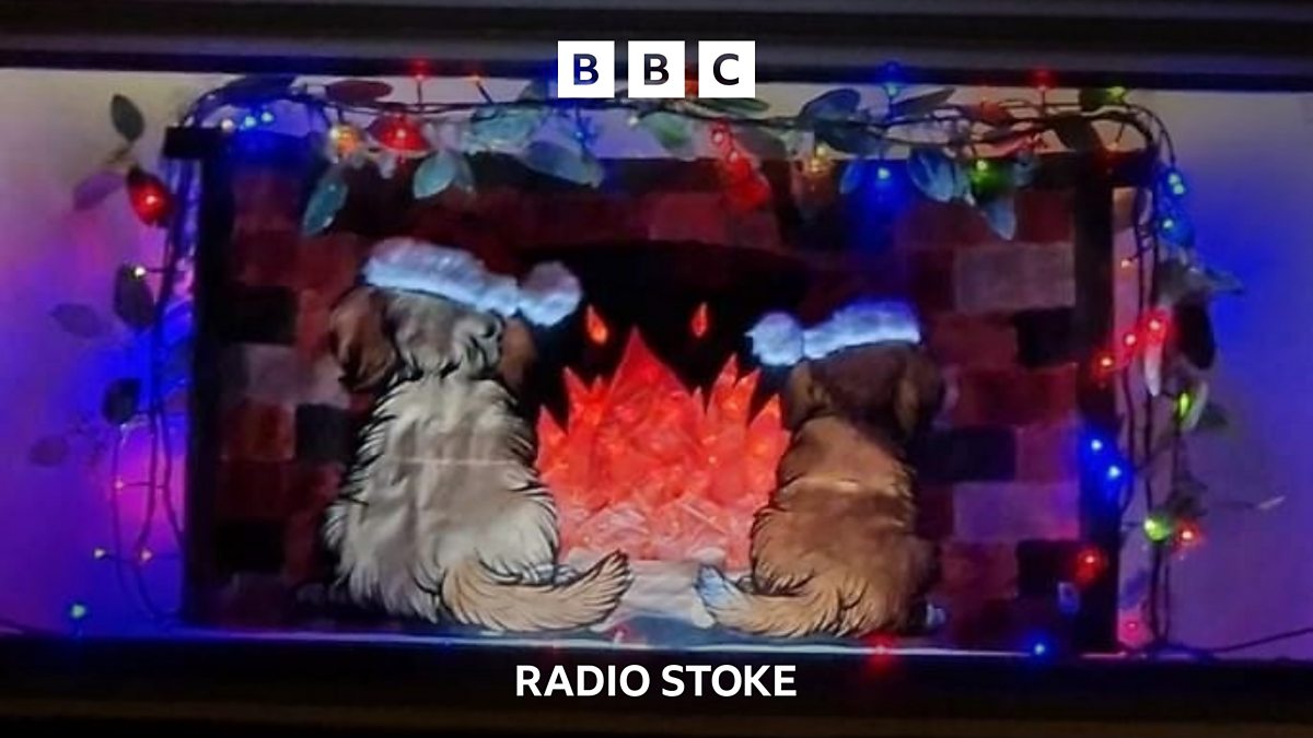 BBC Radio Stoke - BBC Radio Stoke, The Shavington Christmas window ...