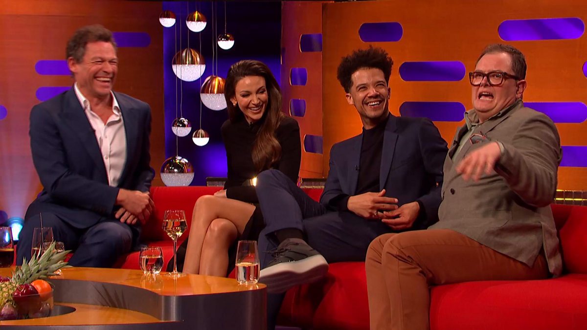 BBC One - The Graham Norton Show, Series 31, Episode 12, "I sweated so much, my glasses slid off ...