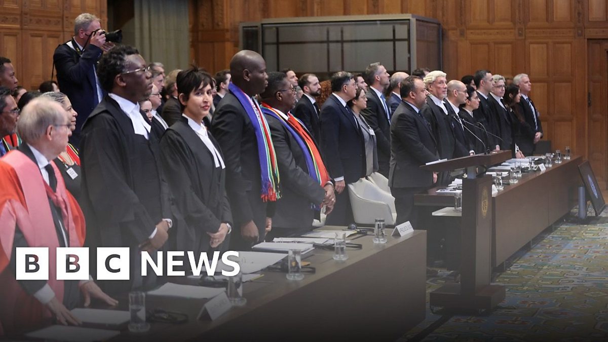BBC News - Israel Rejects Genocide Claim at International Court of Justice