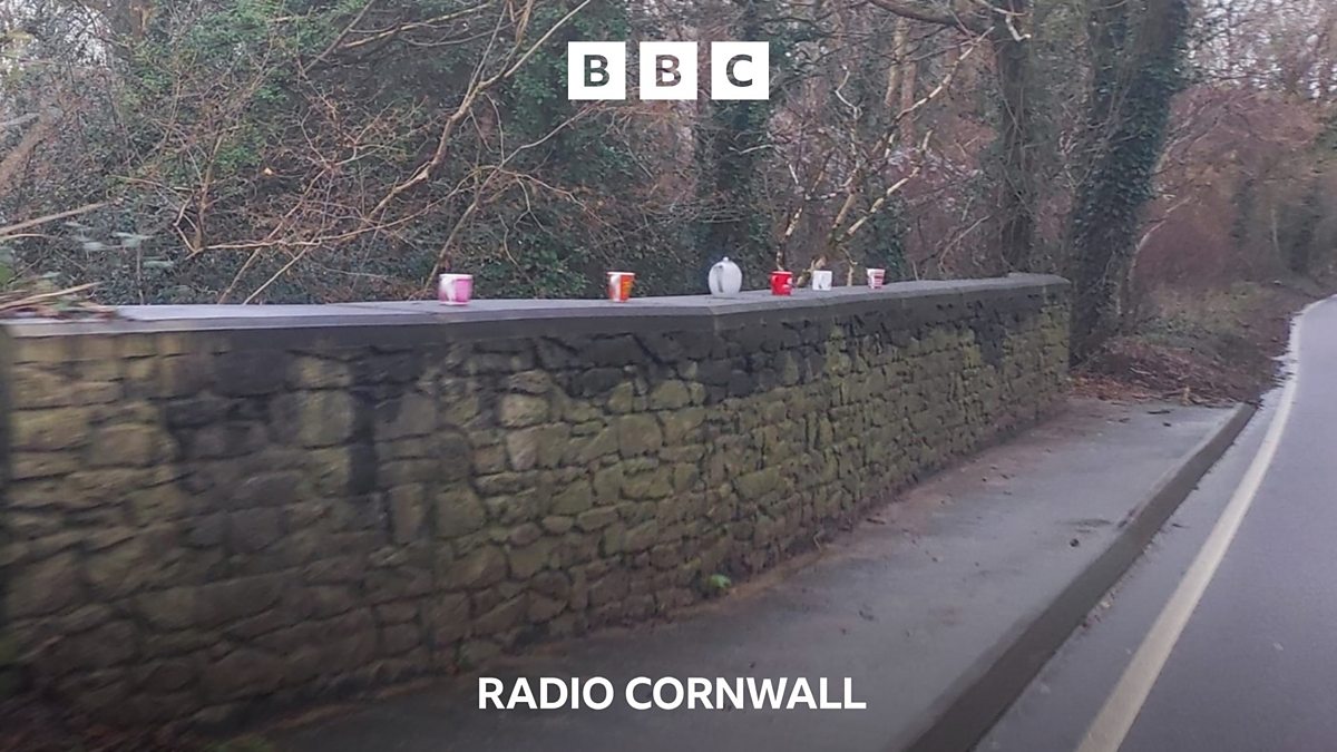 BBC Radio Cornwall - BBC Radio Cornwall, The Truro wall which has its ...