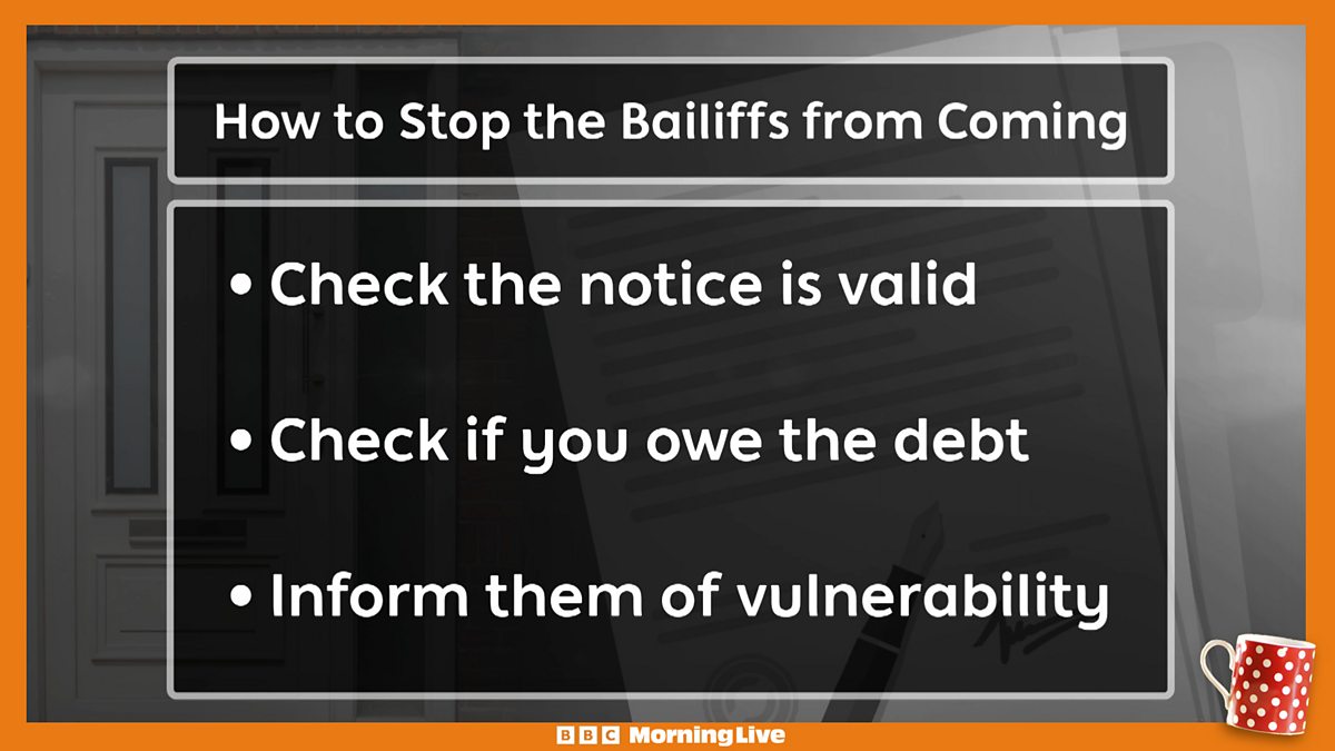 BBC One - Morning Live, How to stand up to bailiffs