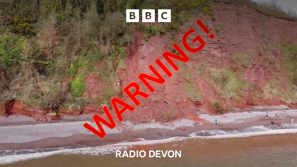BBC Radio Devon - BBC Radio Devon, Warning for beach users after cliff fall