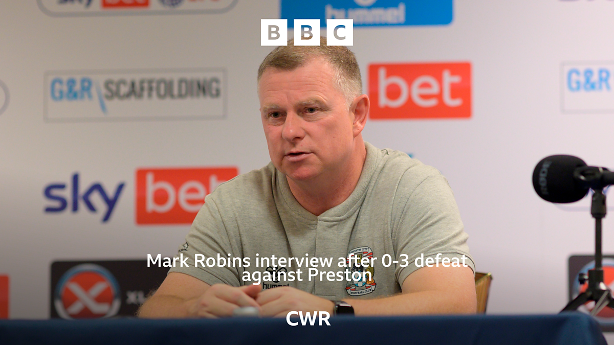 BBC CWR - BBC CWR, Mark Robins interview post Preston Match