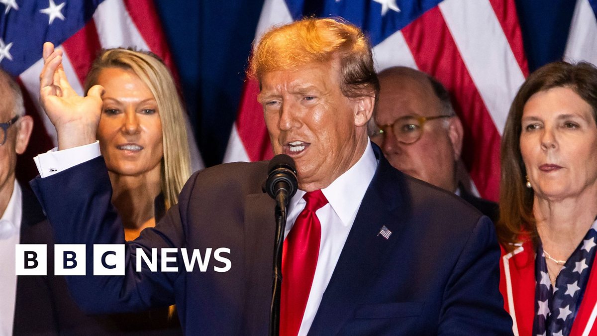 BBC News - Trump Projected To Win South Carolina Primary