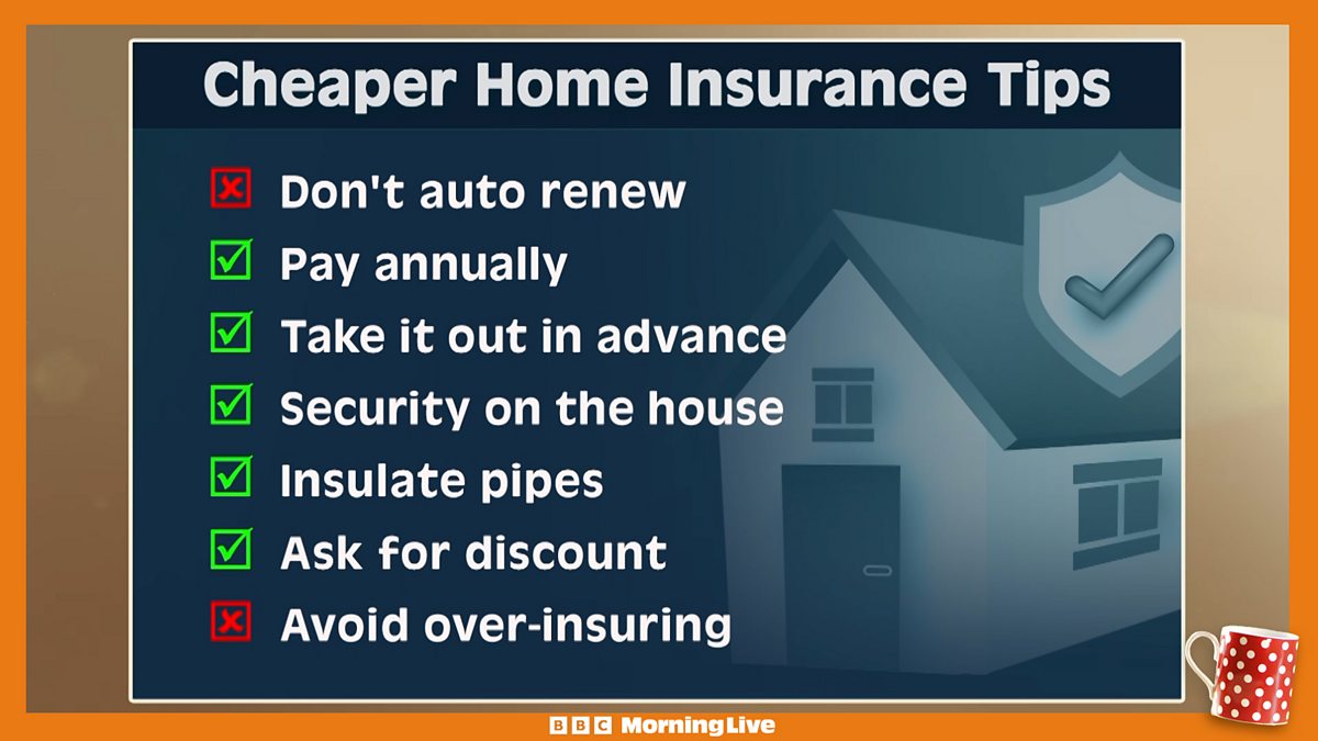 BBC One - Morning Live, How to save on home insurance