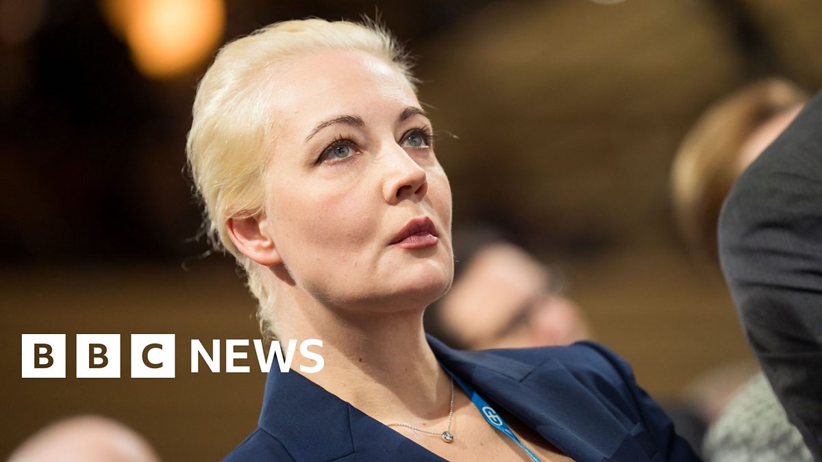 BBC News - Yulia Navalnaya At EU Parliament