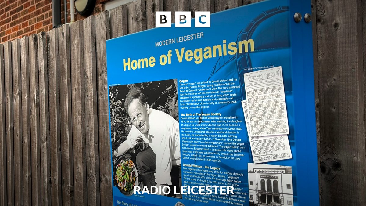 BBC Radio Leicester - BBC Radio Leicester, Heritage panel marks Leicester as home of veganism