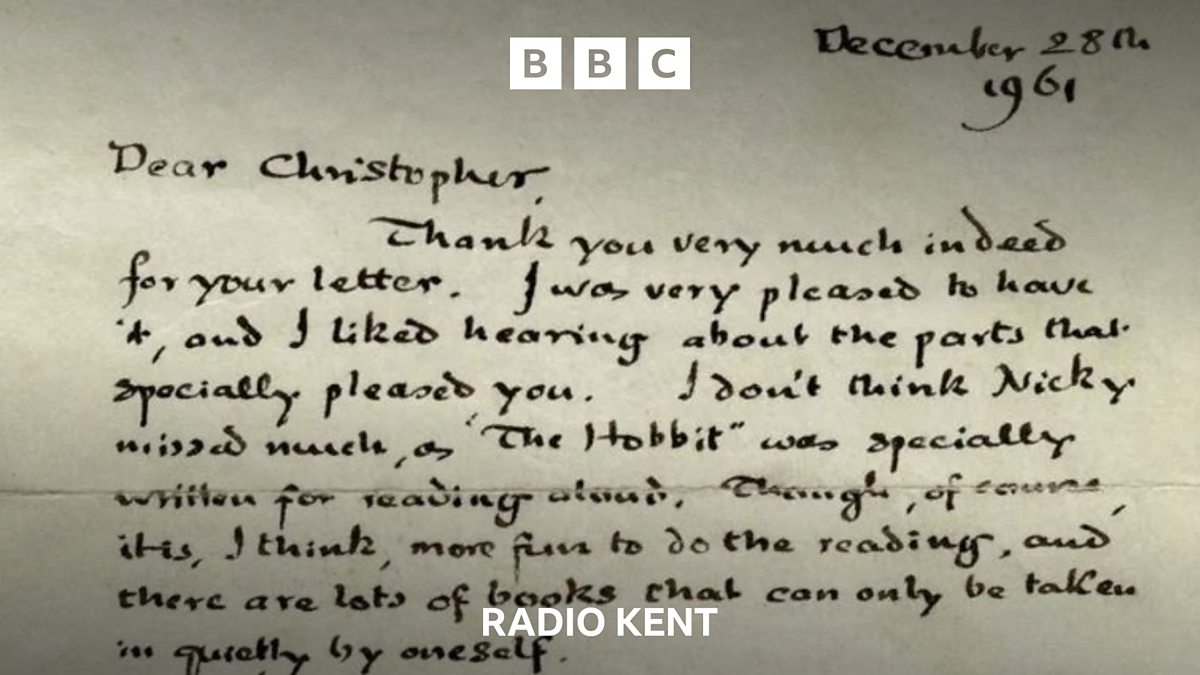 BBC Radio Kent - BBC Radio Kent, 'Tolkien's letter to 8 year old me'