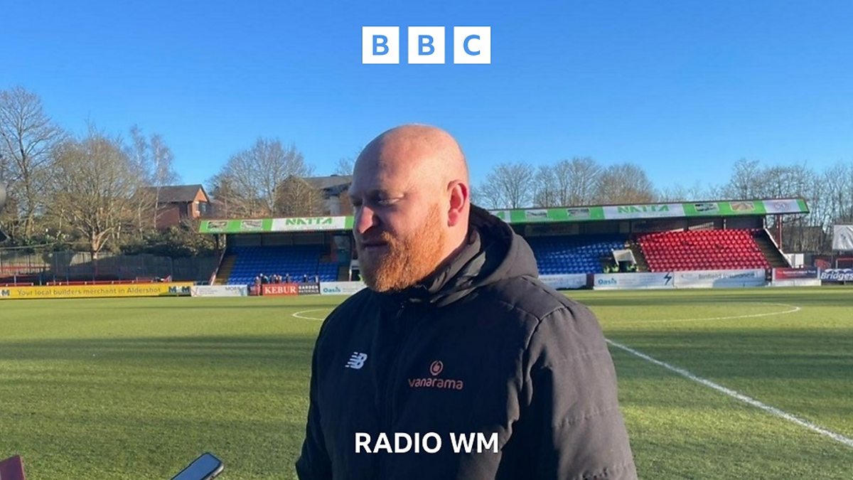 BBC Radio WM - BBC Radio WM, Andy Whing on Aldershot draw