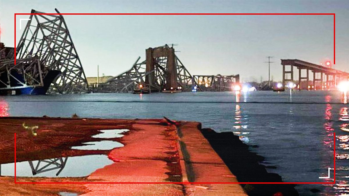 On Camera - In the News: 23. Baltimore Key Bridge Collapse - BBC iPlayer
