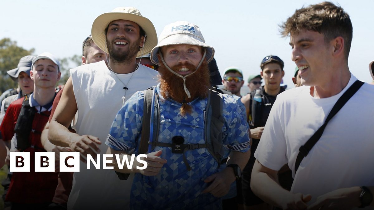 BBC News - Russ Cook Nears Finish Of Record Run