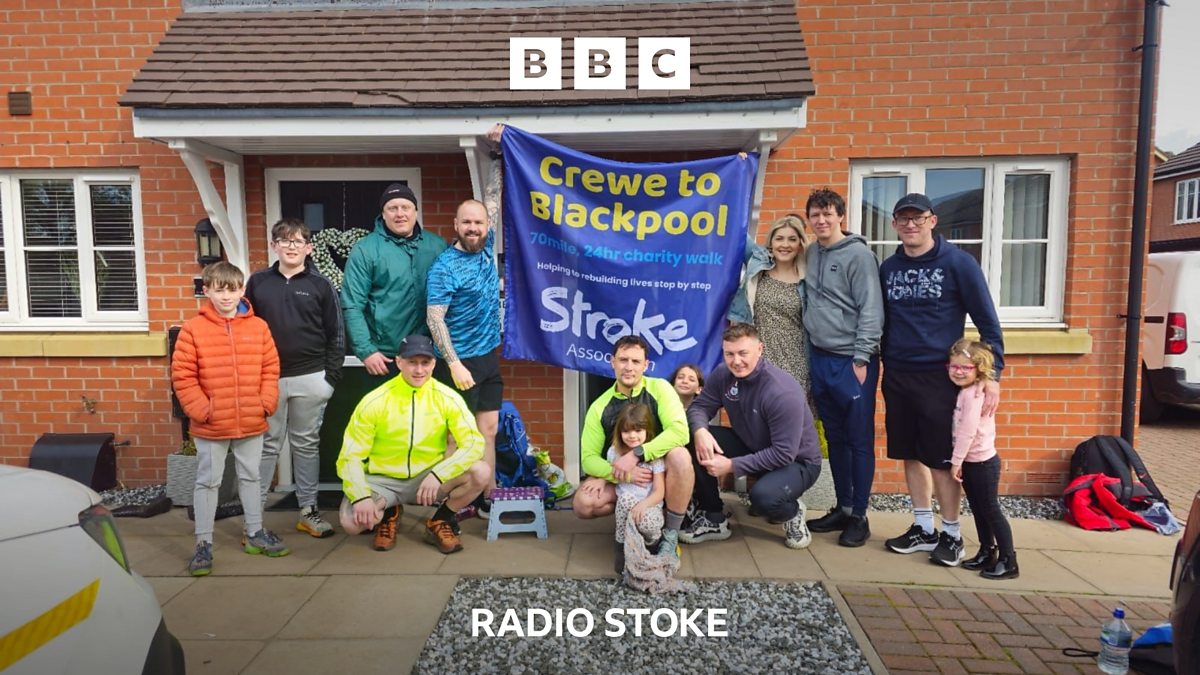 BBC Radio Stoke - BBC Radio Stoke, Crewe to Blackpool on foot by the ...