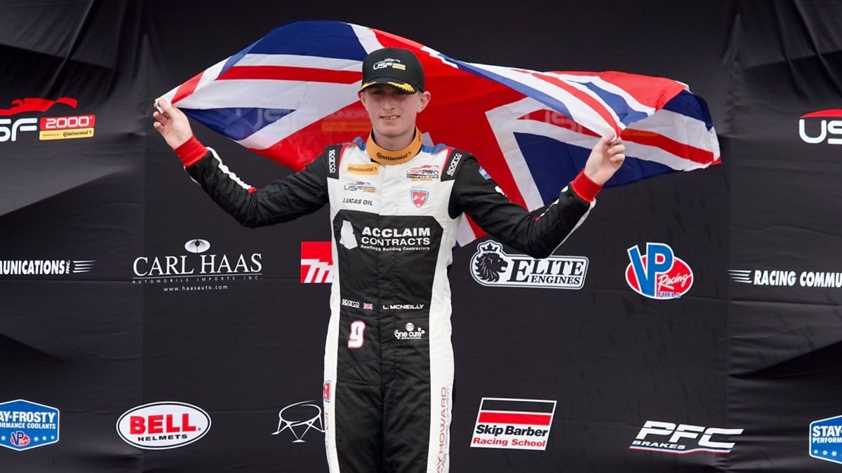 BBC Essex - BBC Essex Sport, Liam McNeilly: First season driving in the US