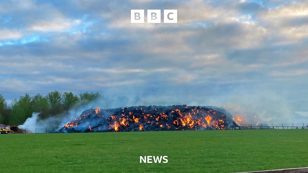BBC Radio Suffolk - BBC Radio Suffolk, Haughley straw fire