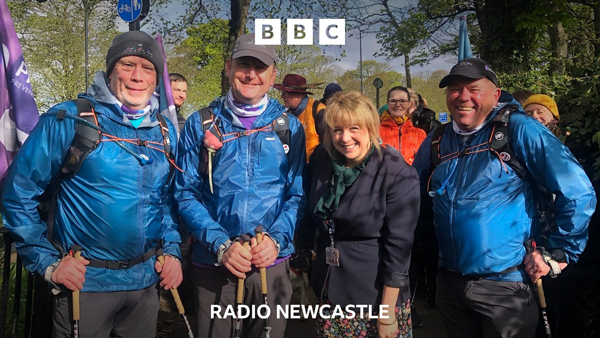BBC Radio Newcastle - Anna Foster, 25/04/2024, '3 Dads Walking' in ...