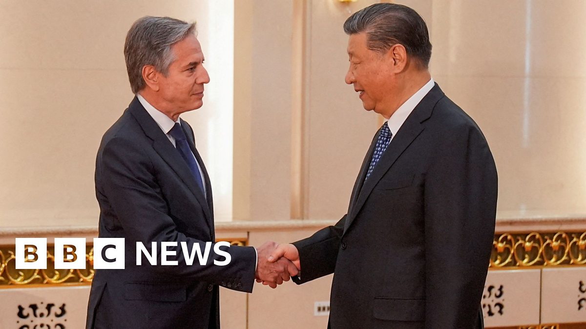 BBC News - US Secretary of State Meets Chinese President