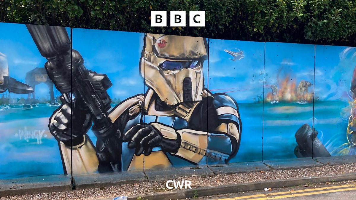 BBC CWR - BBC CWR, Nuneaton's Star Wars mural