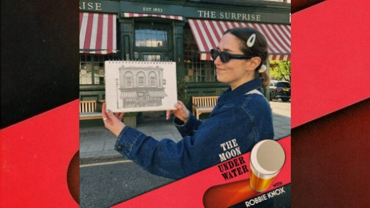BBC Sounds - The Moon Under Water, The Pub Notice Board - Artist Lydia Wood