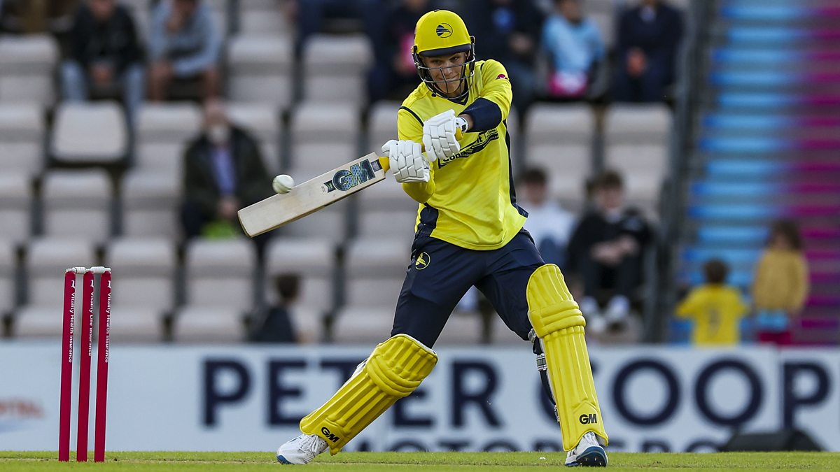 BBC Radio Solent - Solent Sport, Hampshire's Toby Albert reacts to a ...