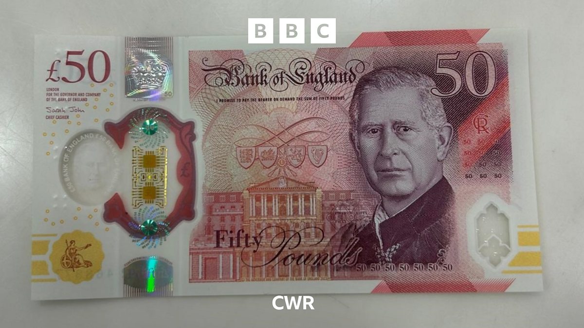 BBC CWR - BBC CWR, New King Charles notes arrive in Coventry