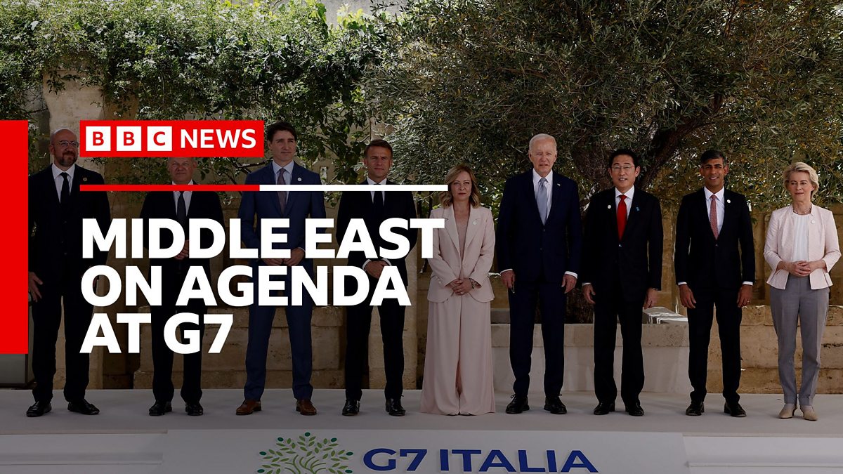 BBC News - Leaders Meet at the G7 Summit